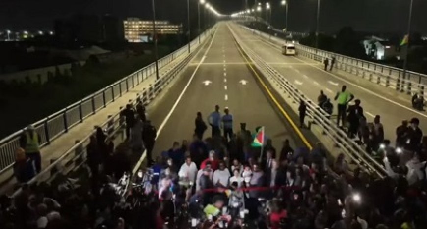 Guyana neemt ‘Bharrat Jagdeo Demerara River Bridge’ in gebruik - Suriname Nieuws