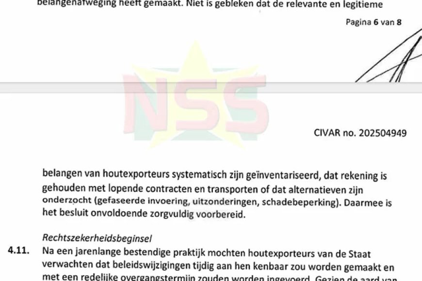 Dossier houtexport 2: Niet plotseling, maar te laat - Suriname Nieuws