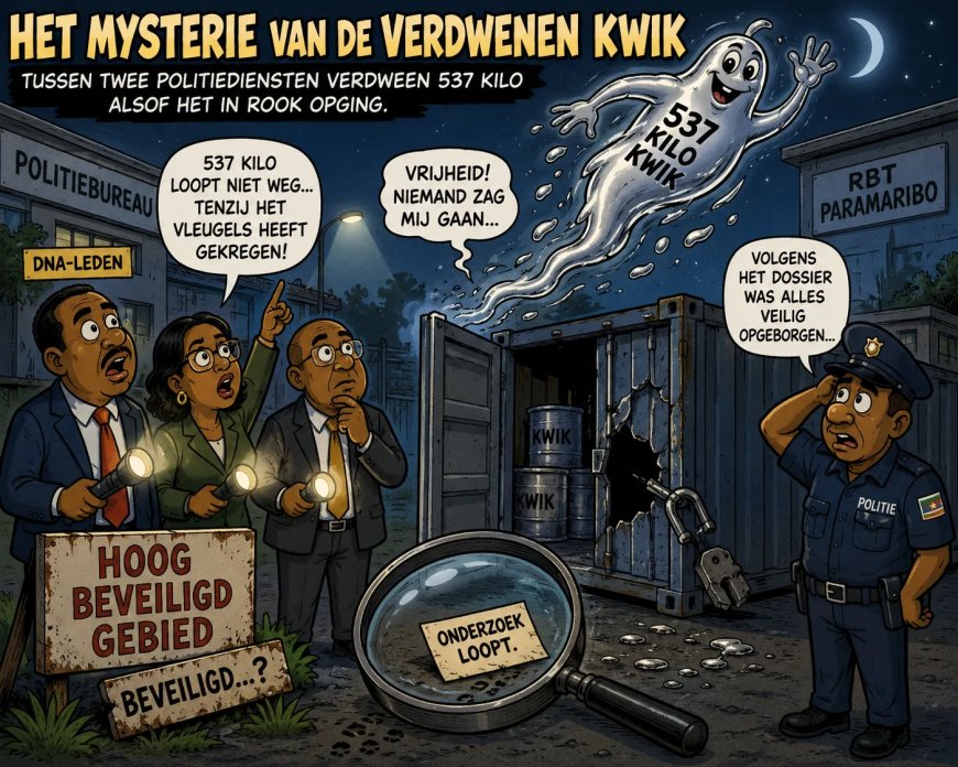 DNA eist opheldering over verdwijning van 537 kilo kwik uit politie ...